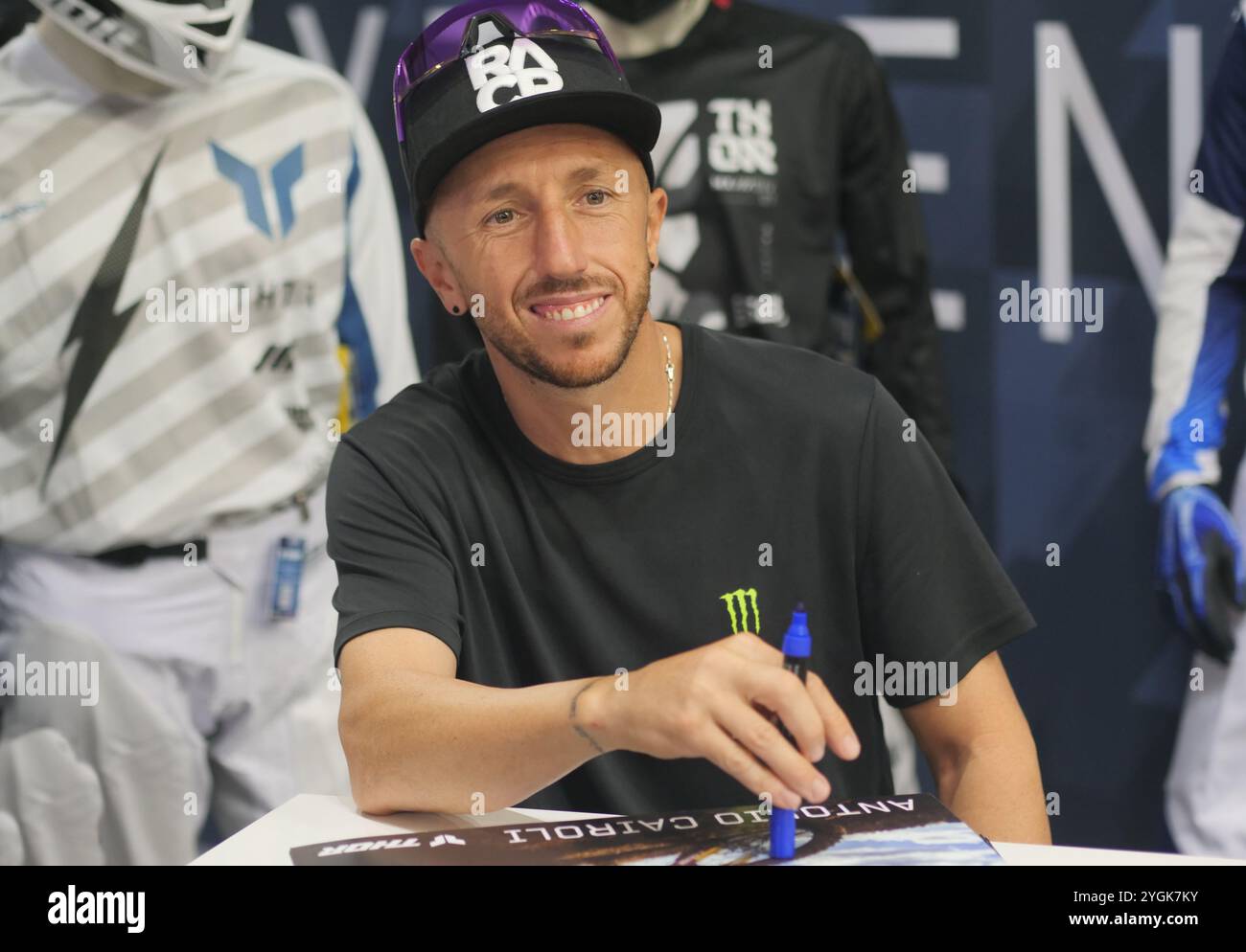 Antonio Cairoli, aka Tony, meets fans and signs autographs at Eicma ...