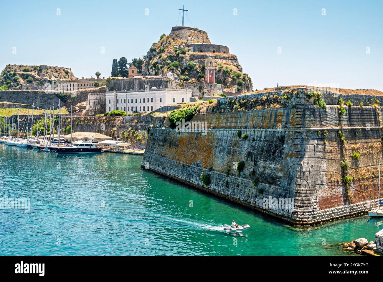 Corfu Greece,Mediterranean Ionian Sea Strait of Corfu,outside exterior ...