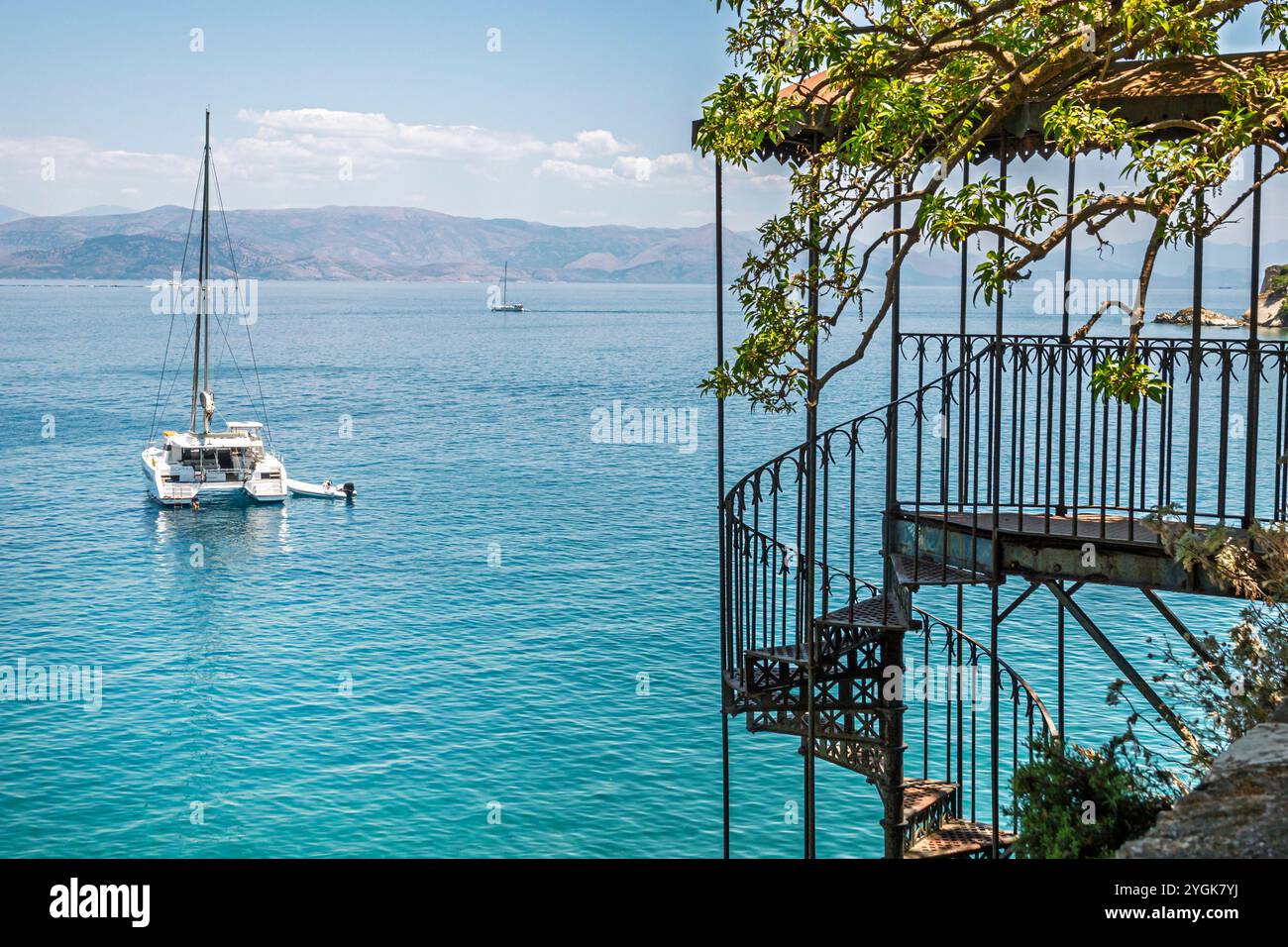Corfu Greece,Mediterranean Ionian Sea Strait of Corfu,Garden of the ...