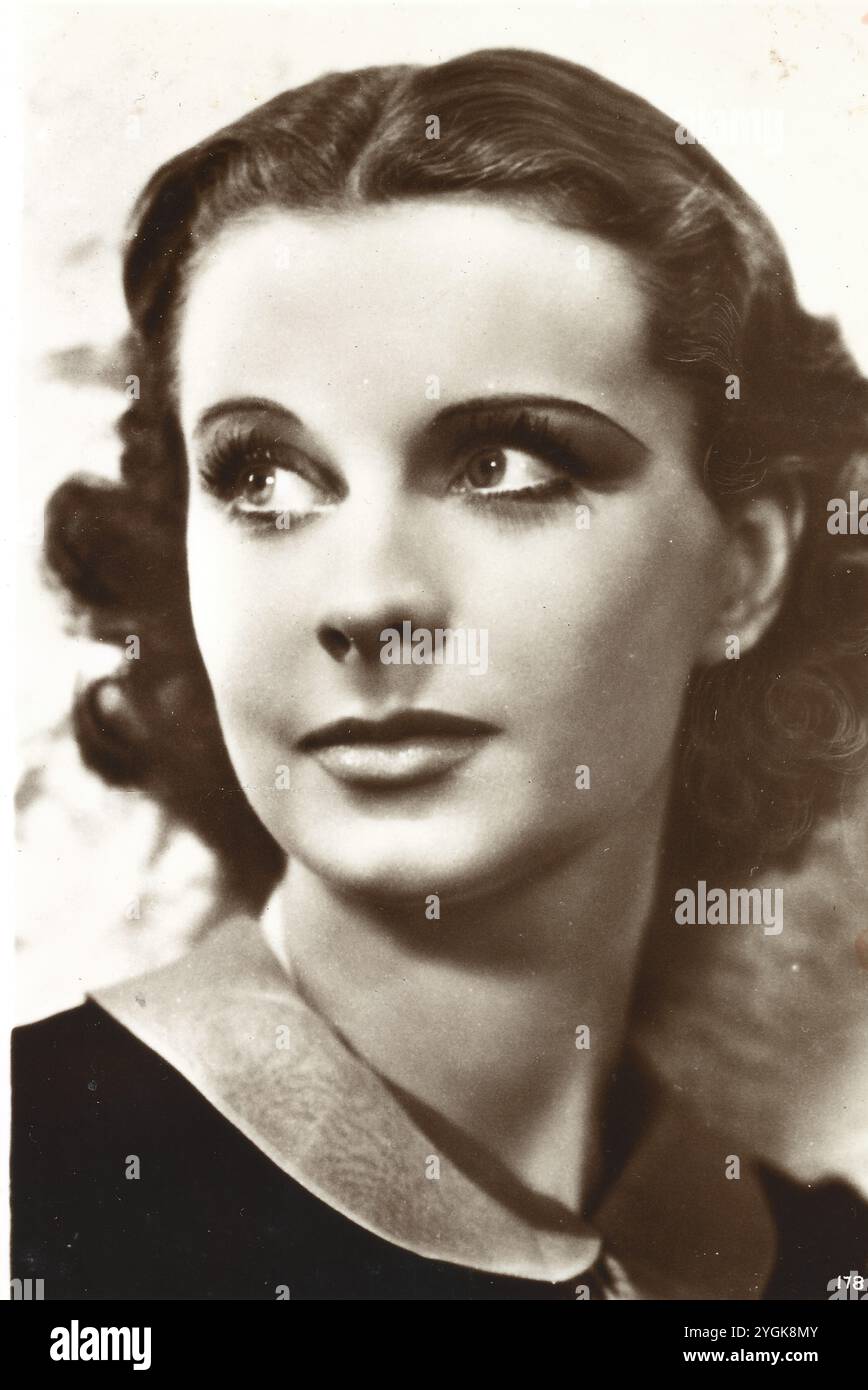 Vivien Leigh English Actress- a vintage photo of Vivien Leigh English actress best known for her ...
