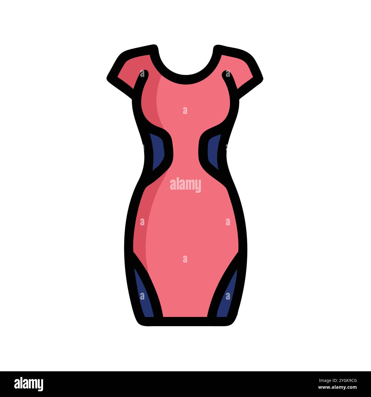 Bodycon dress vector hi-res stock photography and images - Alamy