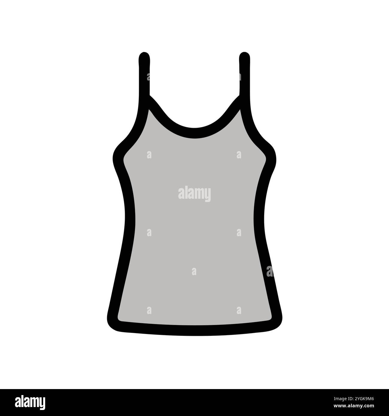 simple vector illustration of a camisole , in a simple and clean style ...