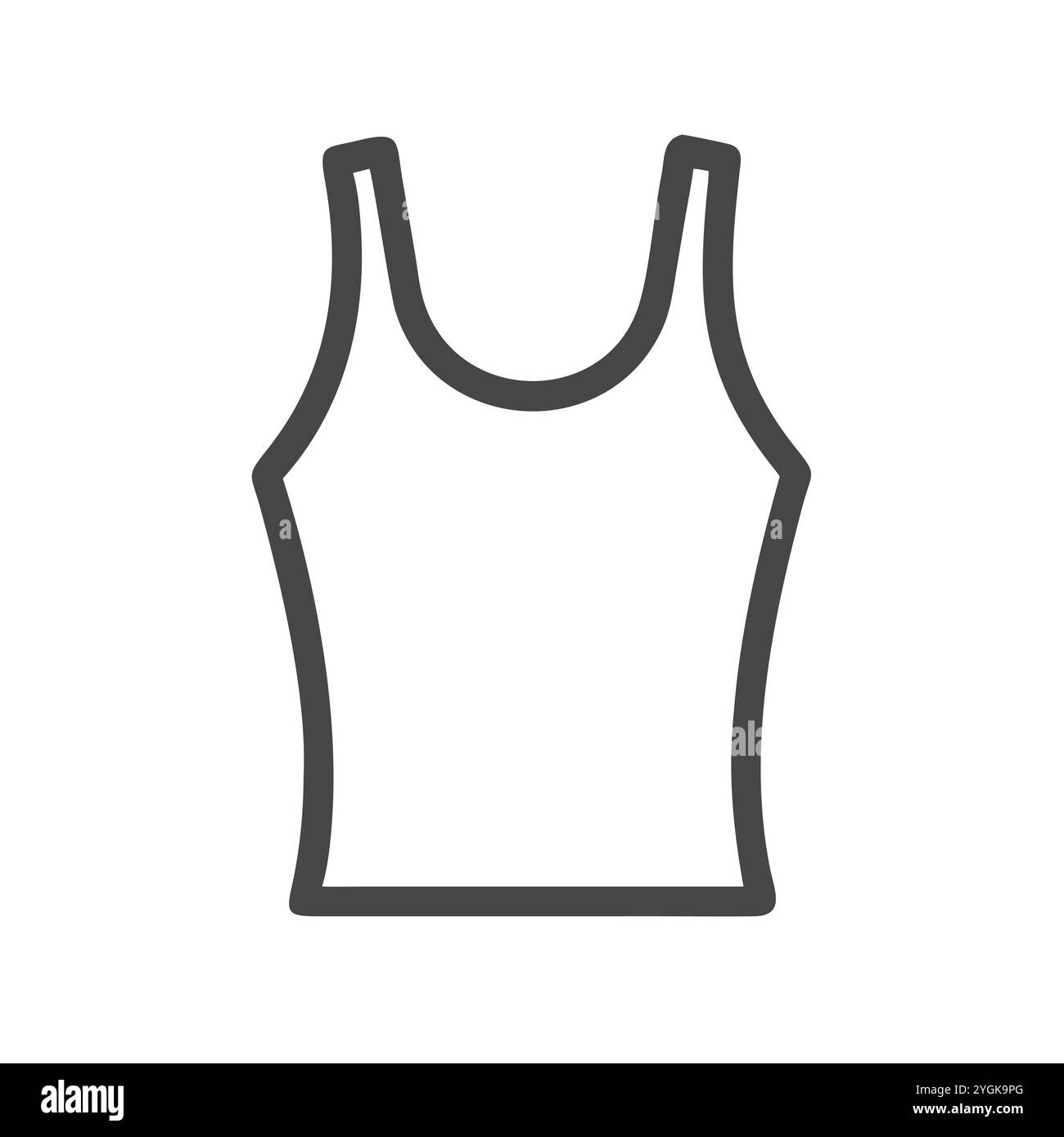 simple vector illustration of a camisole , in a simple and clean style ...