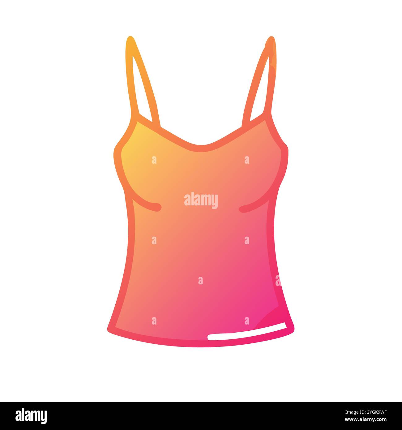 simple vector illustration of a camisole , in a simple and clean style ...