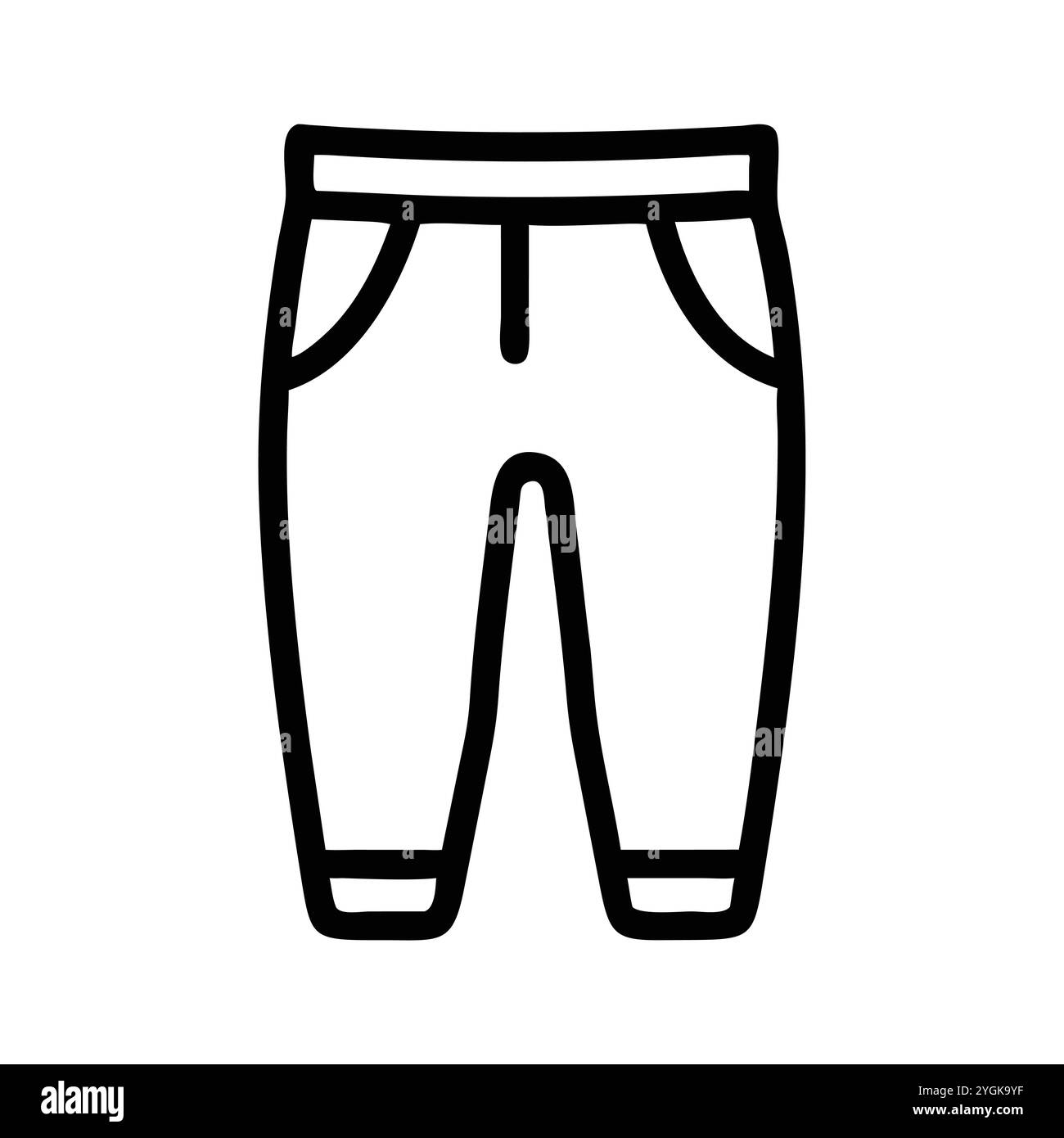 simple vector illustration of a capris , in a simple and clean style ...