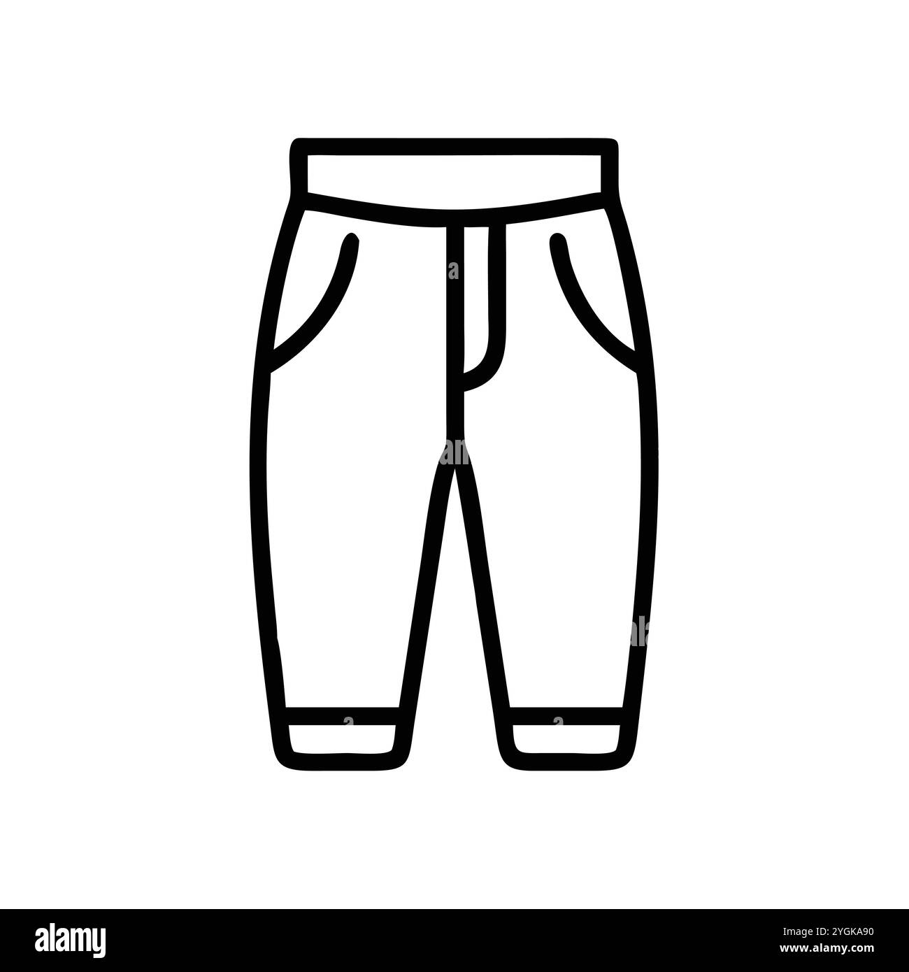 simple vector illustration of a capris , in a simple and clean style ...