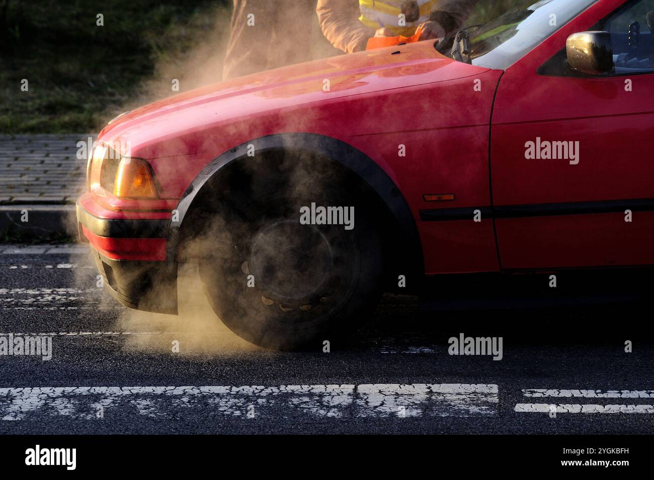 car, drifting, madness on the road, ride, transport, rubber, road, no ...