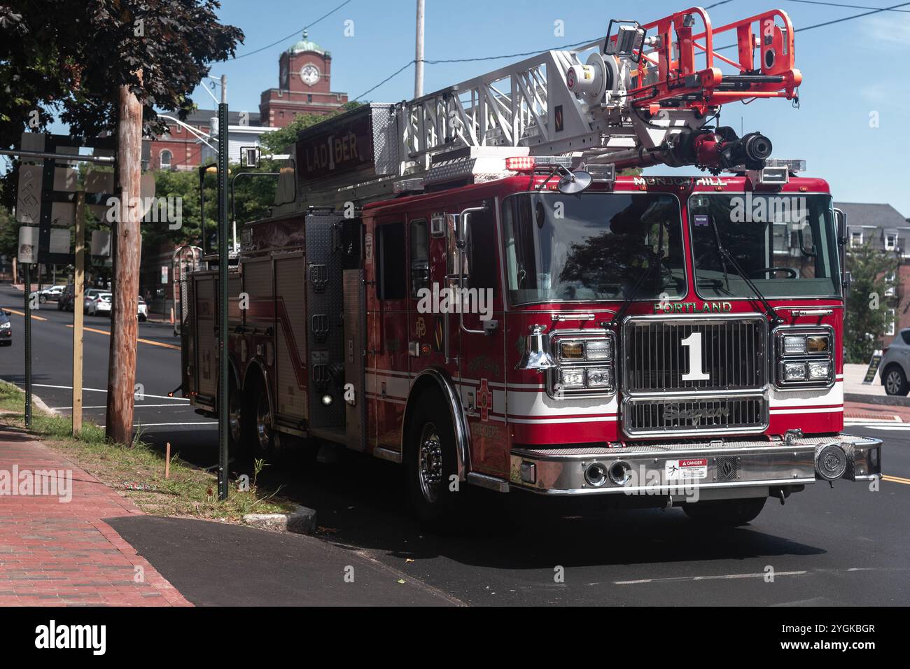 Maine fire truck hi-res stock photography and images - Alamy
