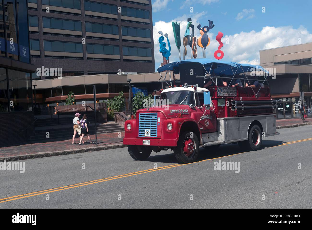 Fire engine. Portland, Maine, USA Stock Photo - Alamy