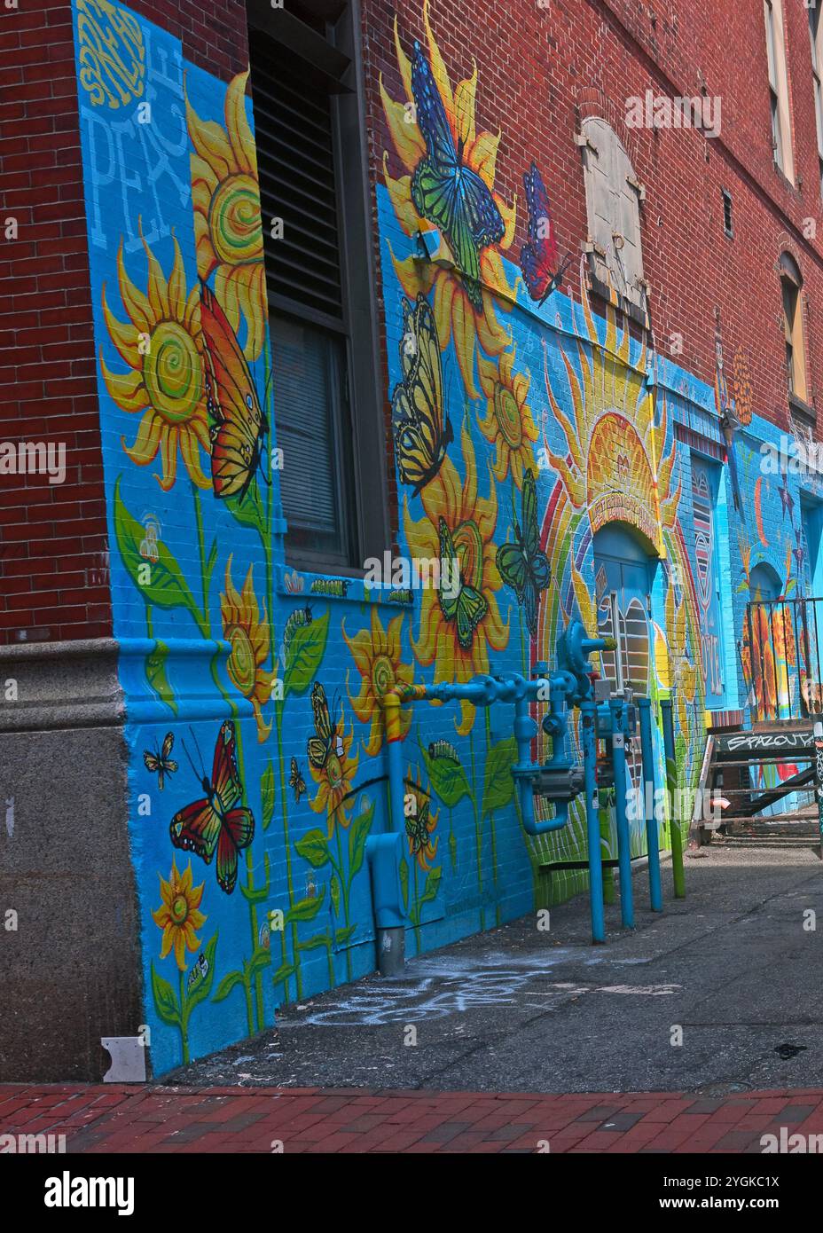 Mural Arts. Portland, Maine, USA Stock Photo - Alamy