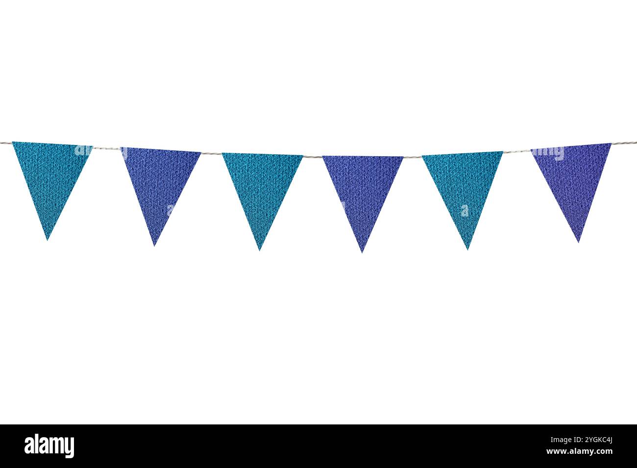 Holiday flags on rope Cut Out Stock Images & Pictures - Alamy