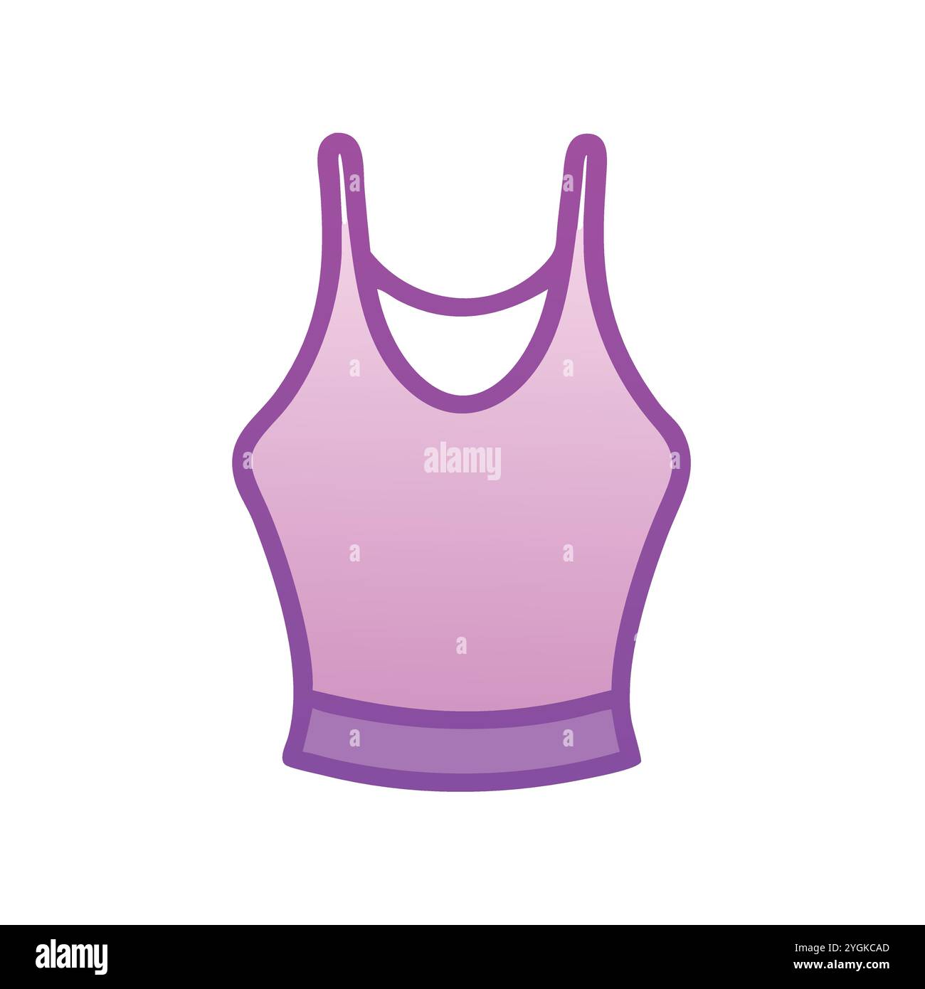 simple vector illustration of a halter top , in a simple and clean ...