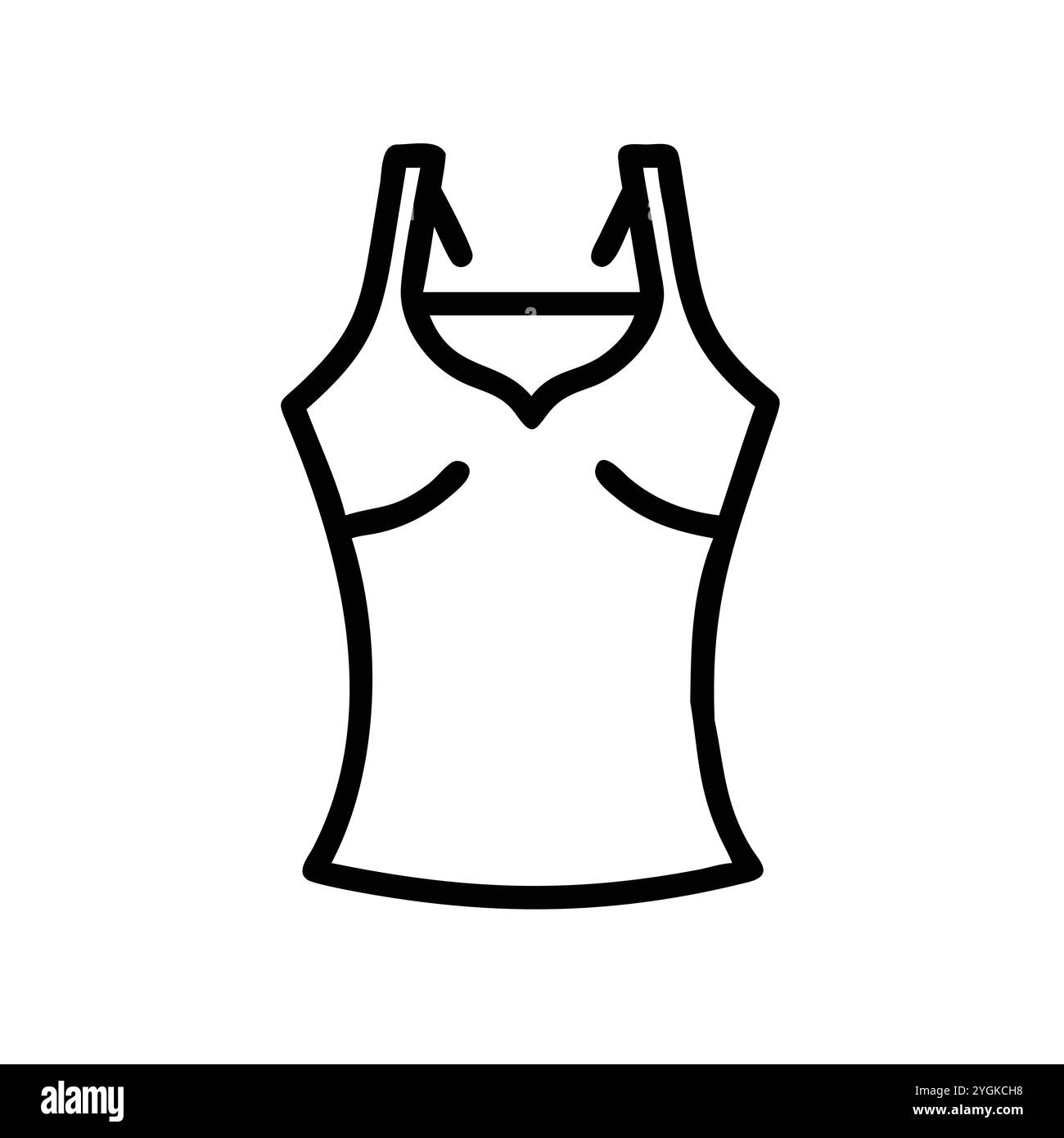 simple vector illustration of a halter top , in a simple and clean ...