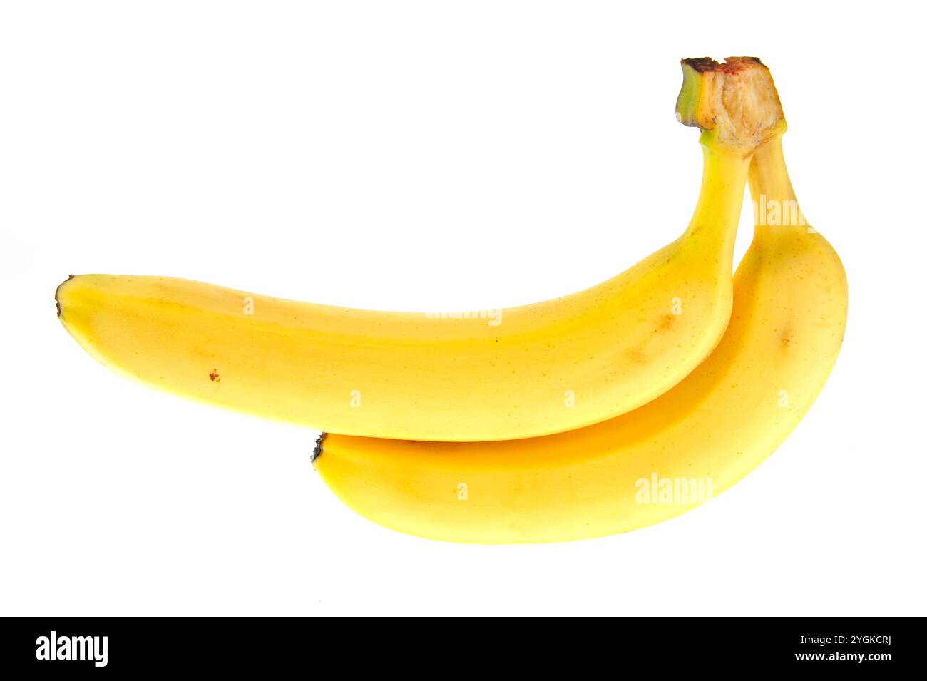 Bananas background on pure Cut Out Stock Images & Pictures - Alamy