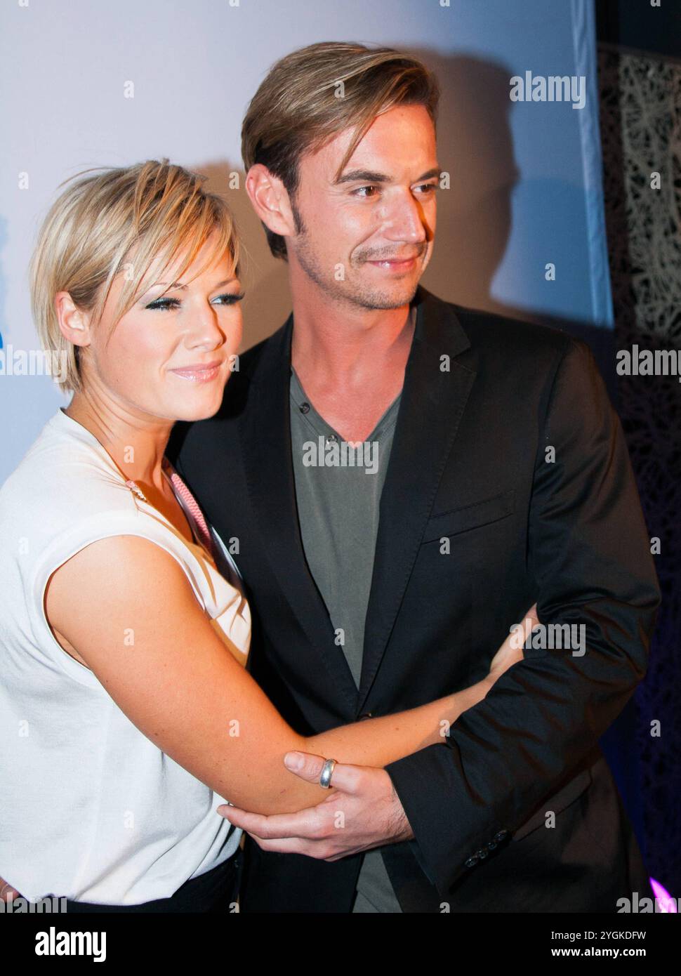 Moderator Florian Silbereisen und Saengerin Helene Fischer - Das ...
