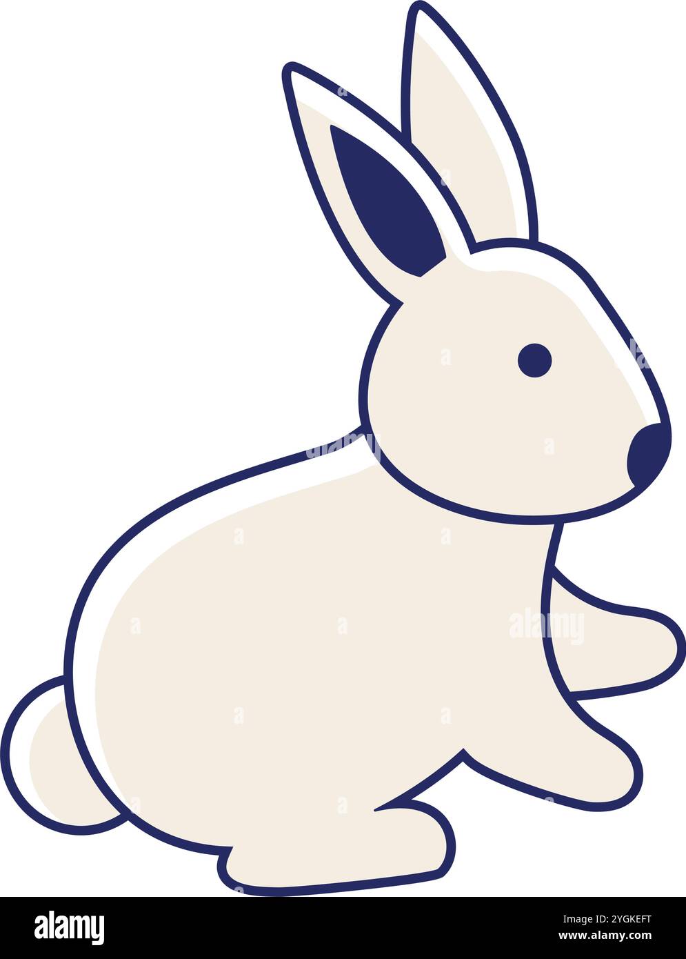 rabbit animal cartoon icon Stock Vector Image & Art - Alamy