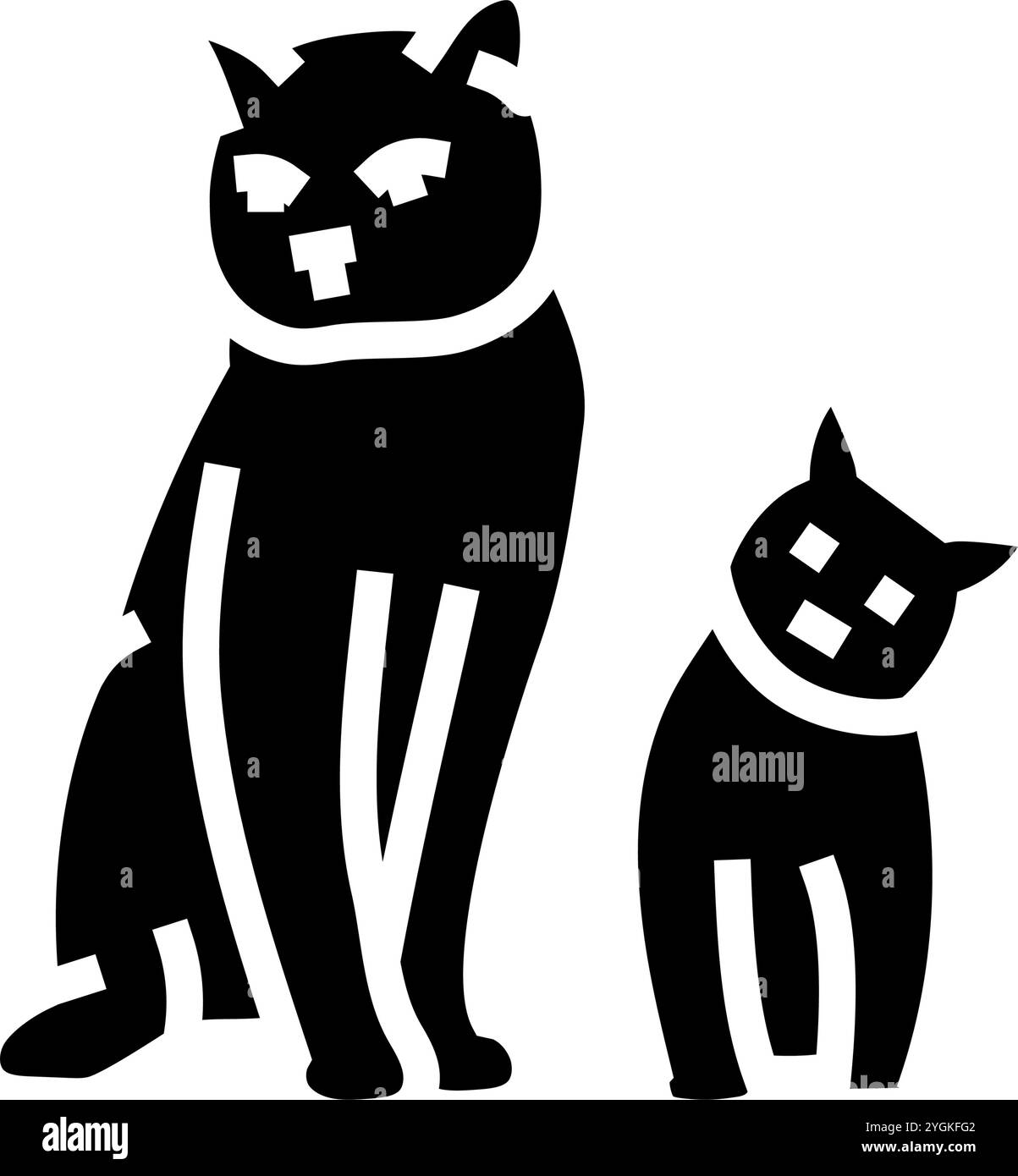 Breeding kittens Stock Vector Images - Alamy