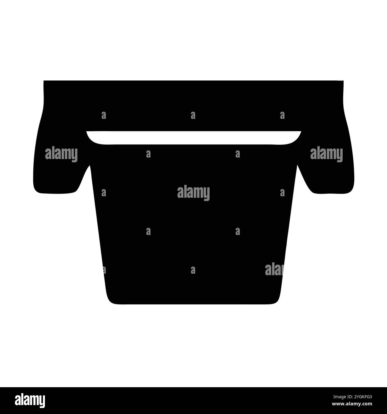 simple vector illustration of a off shoulder top , in a simple and ...