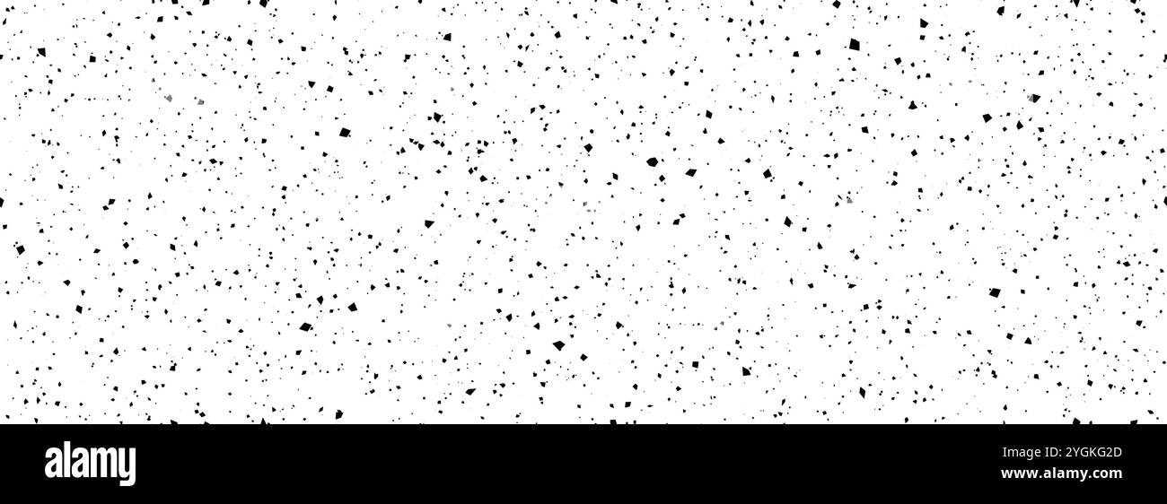 Black and white dirty dust dot seamless pattern. Grunge dripped ...
