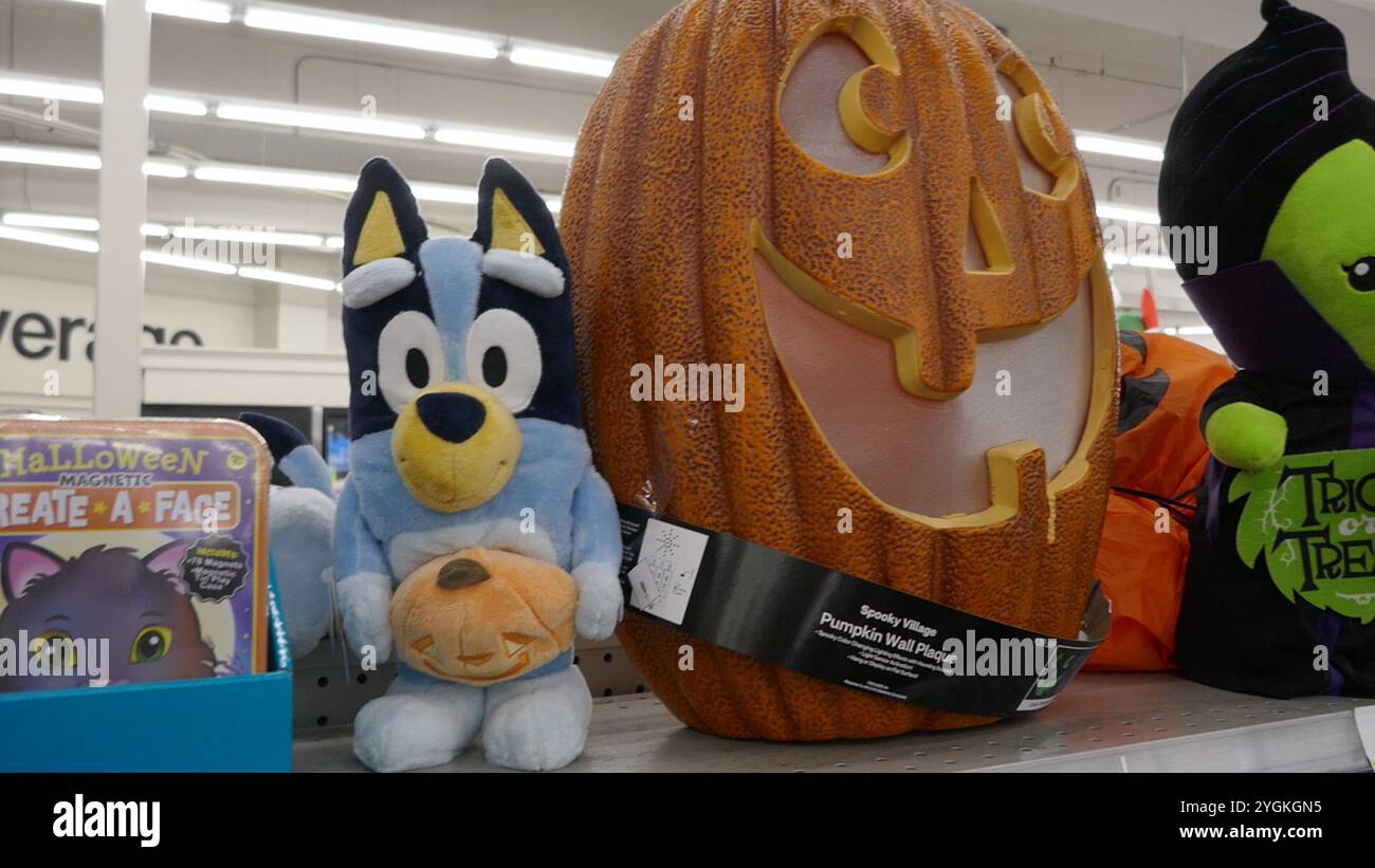 Los Angeles, California, USA 7th November 2024 Halloween Decorations on ...