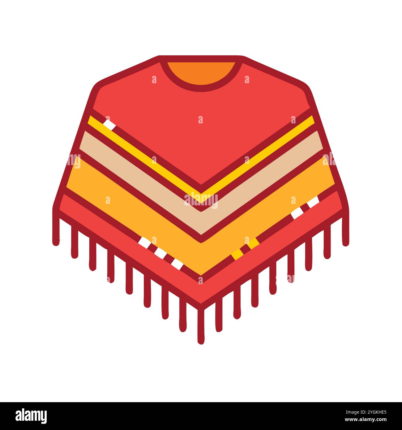 Poncho Stock Vector Images - Alamy