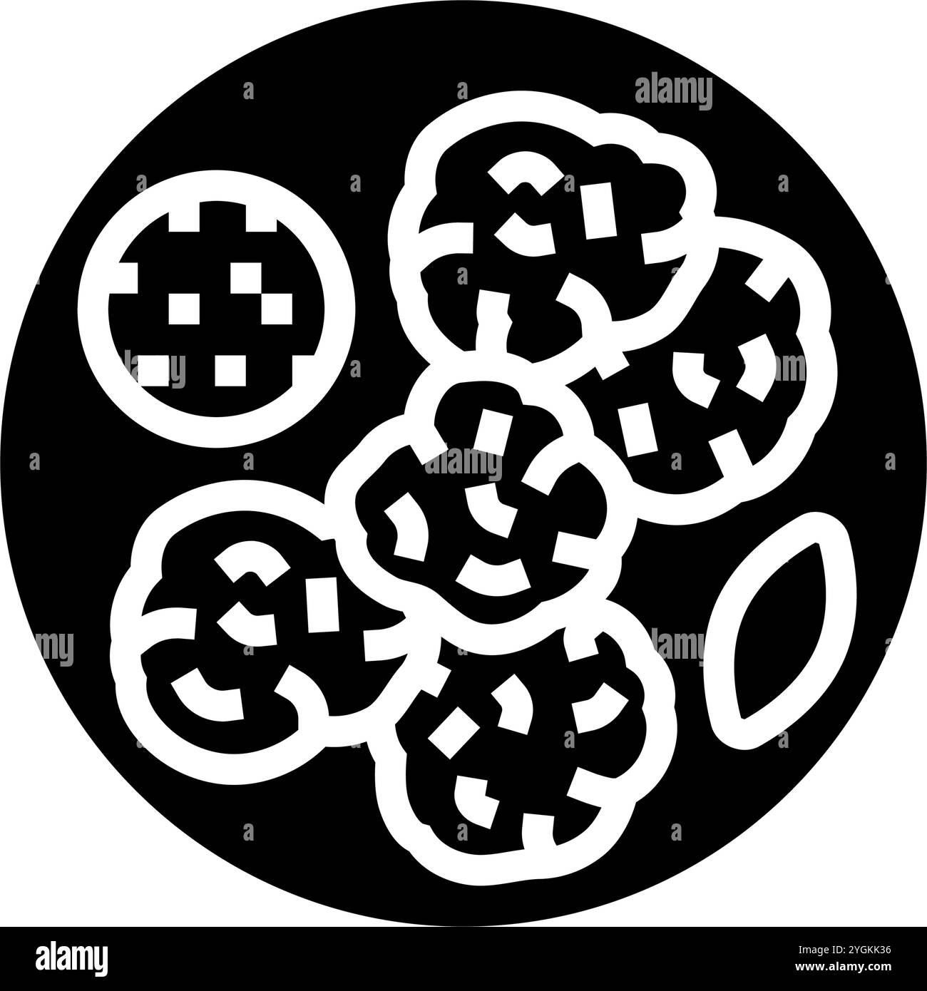 Fish cakes Stock Vector Images - Alamy