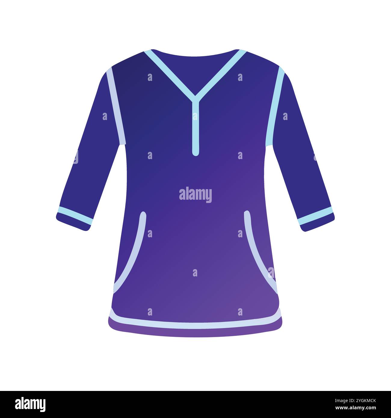 simple vector illustration of a tunic , in a simple and clean style ...