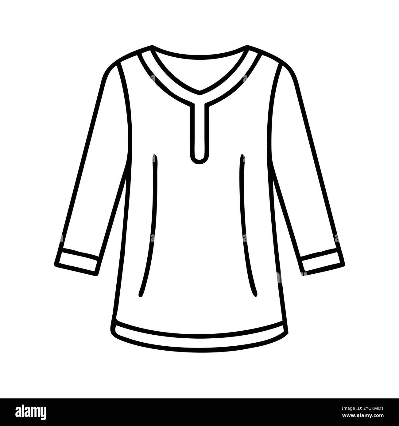Tunic vector vectors Cut Out Stock Images & Pictures - Alamy