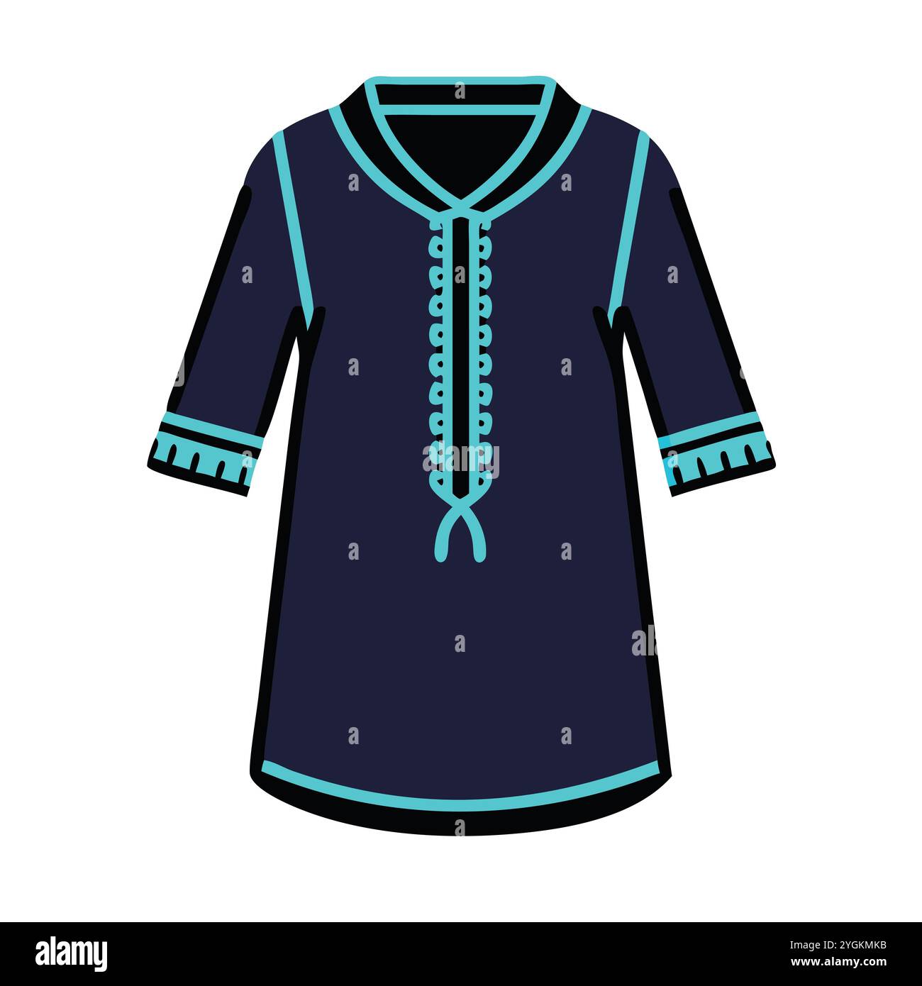 simple vector illustration of a tunic , in a simple and clean style ...