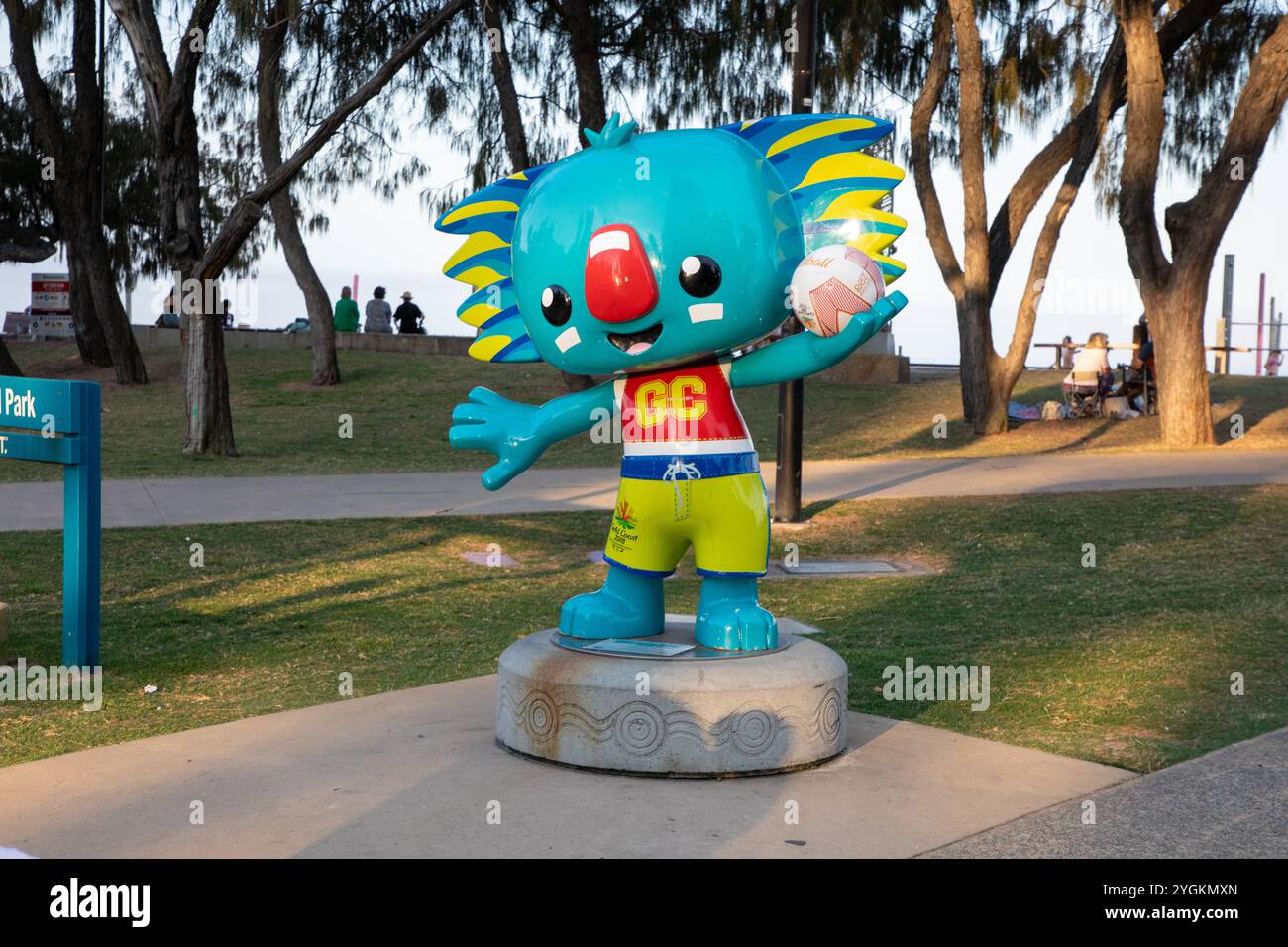 Gold Coast, Queensland. 7th October 2024. Statue of Borobi, the ...