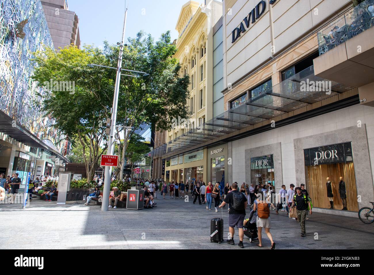 Brisbane, Queensland. 5th October 2024. Queen Street Mall, Brisbane ...
