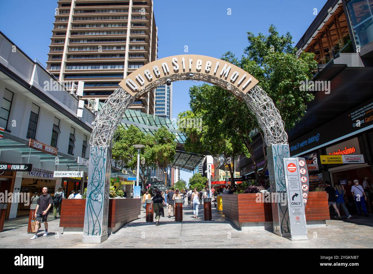 Brisbane, Queensland. 5th October 2024. Queen Street Mall, Brisbane ...