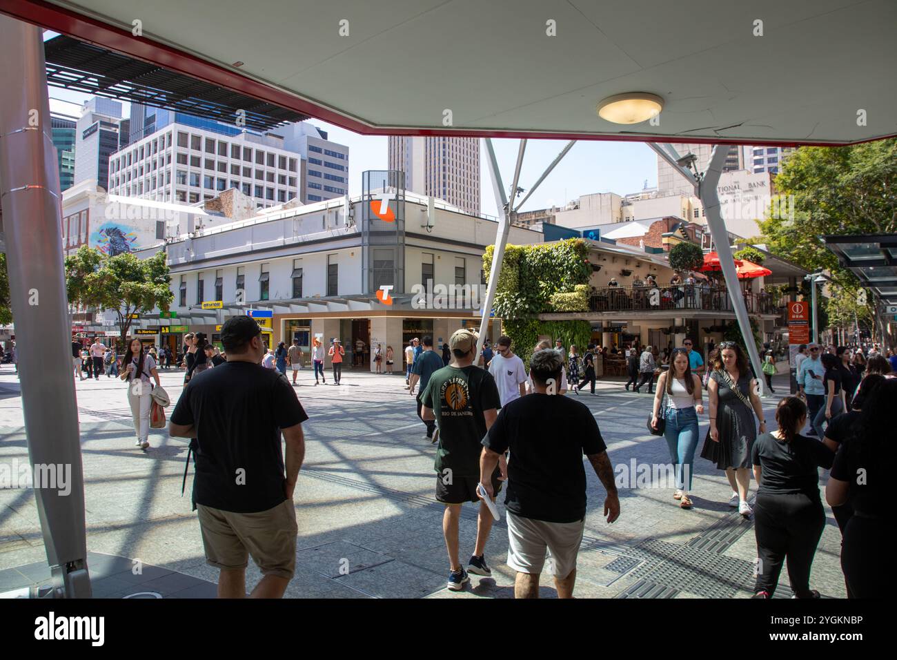Brisbane, Queensland. 5th October 2024. Queen Street Mall, Brisbane ...