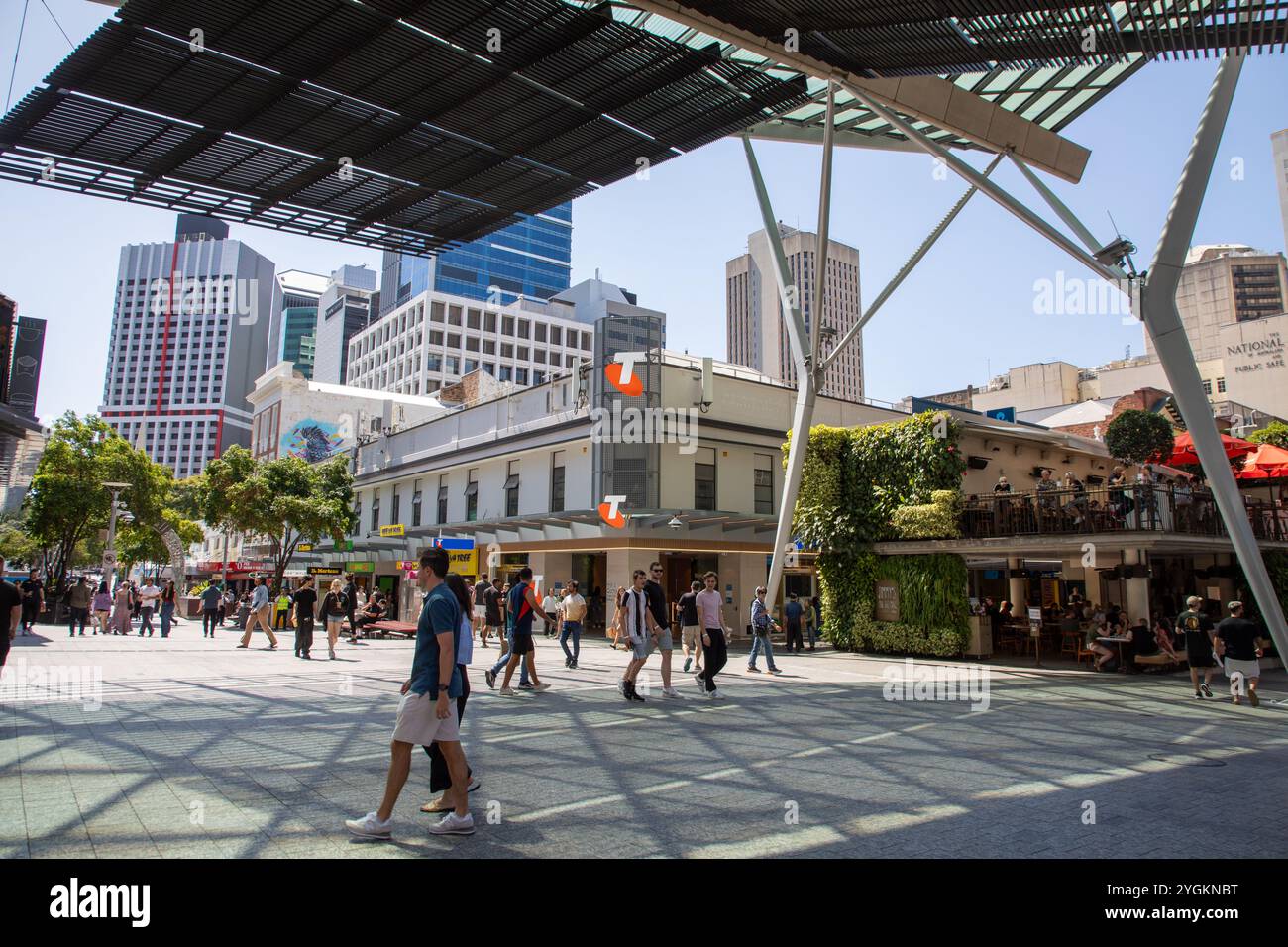 Brisbane, Queensland. 5th October 2024. Queen Street Mall, Brisbane ...