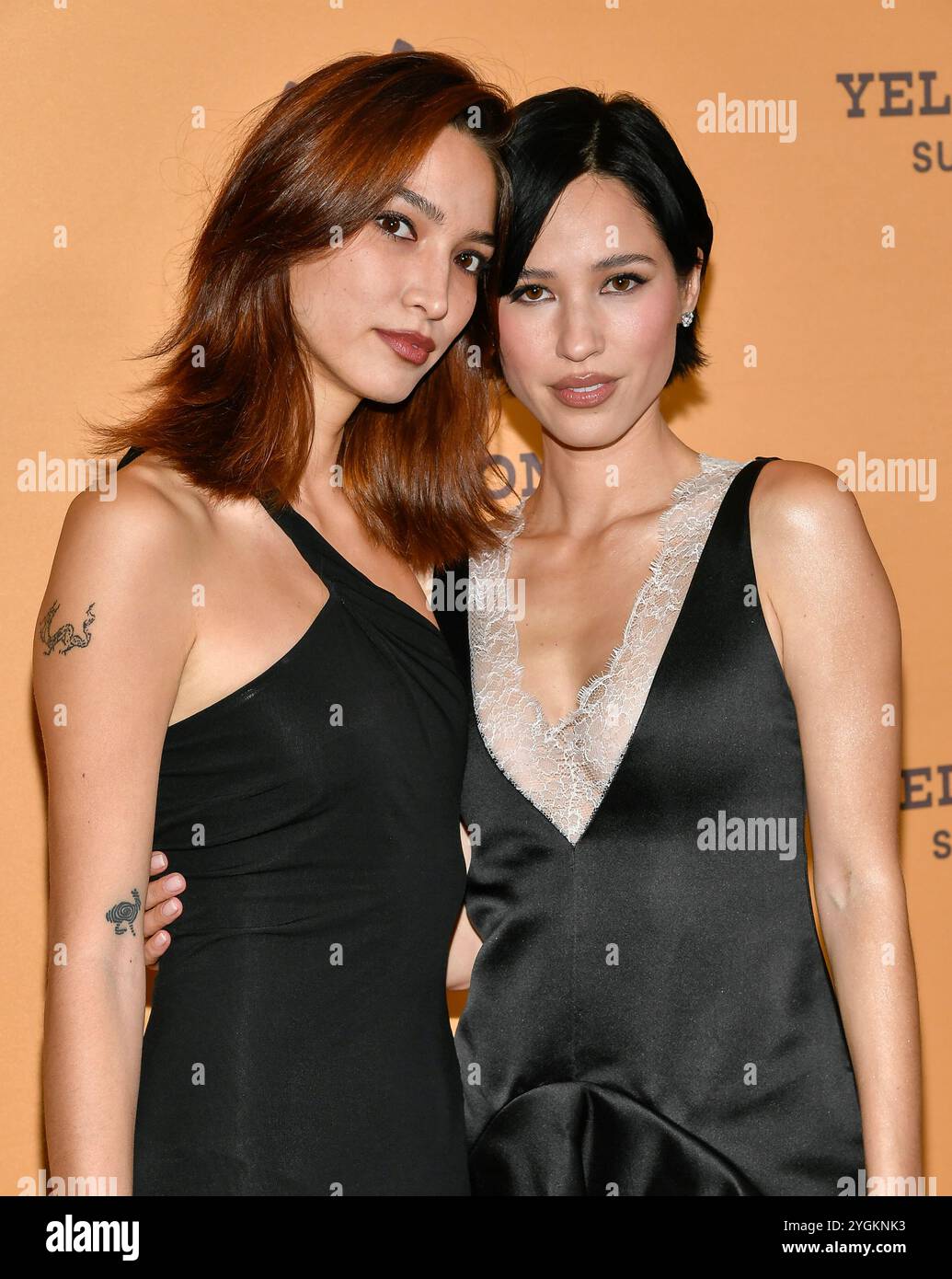 Kiersten Chow, left, and Kelsey Asbille attend the premiere of ...