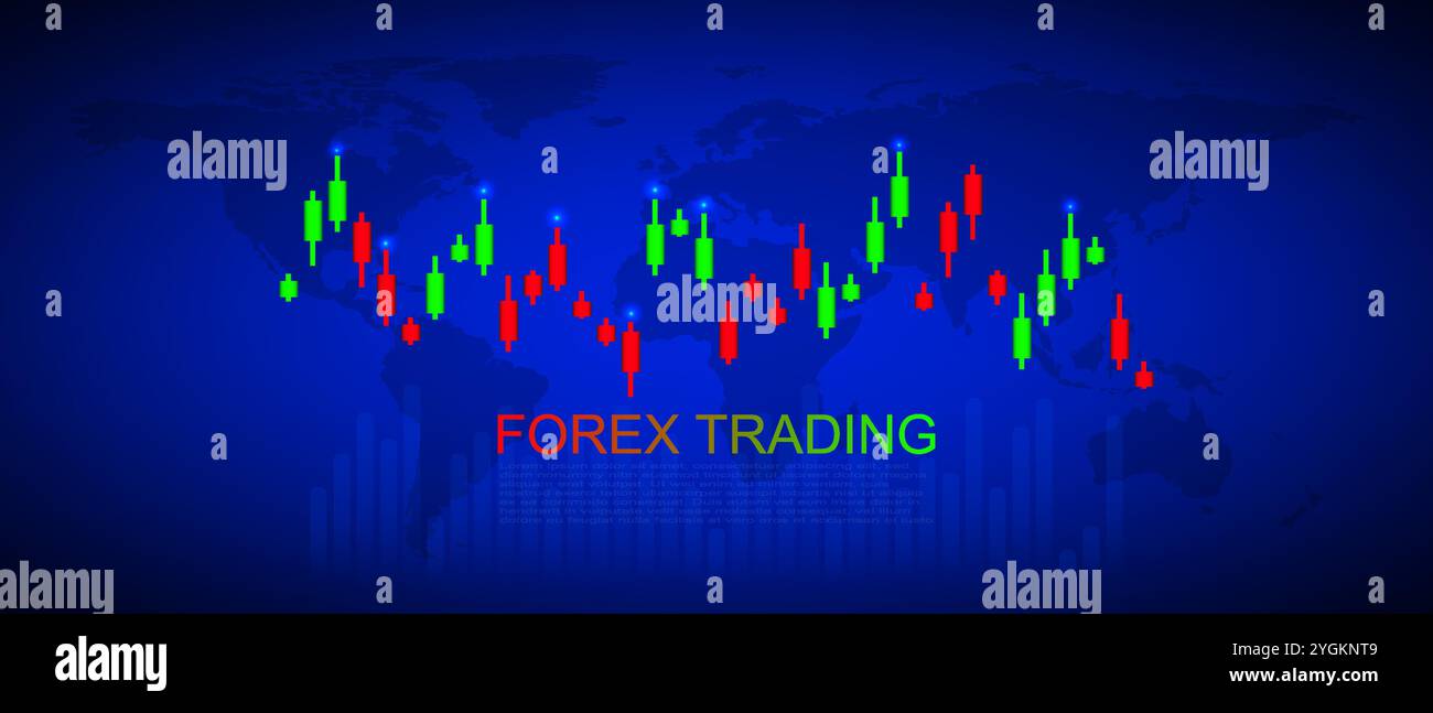 The Candlestick chart symbol symbolizes the potential for growth and ...
