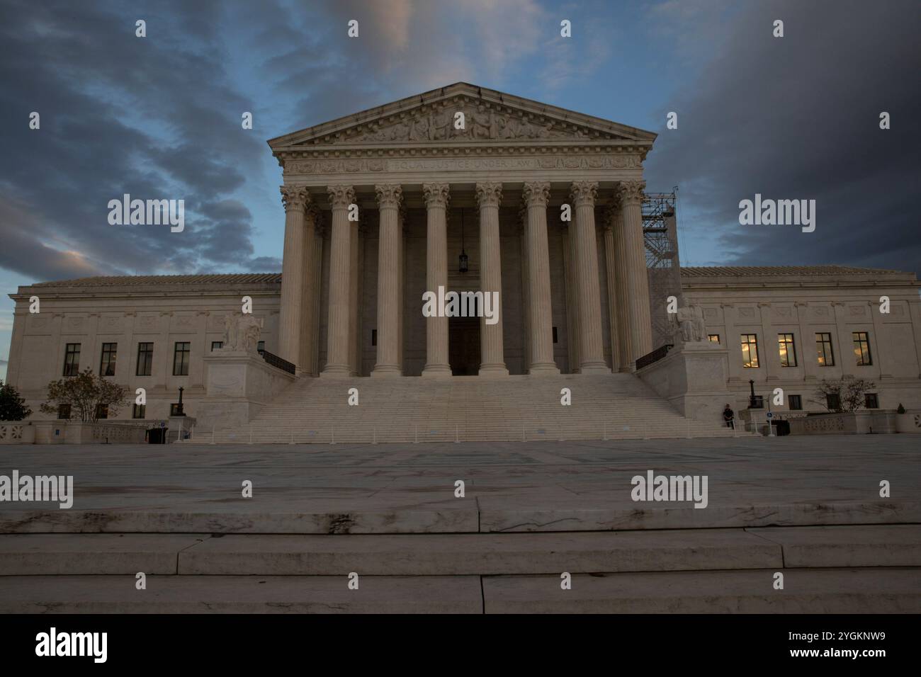 A view of the U.S. Supreme Court in the afternoon on November 07, 2024 ...