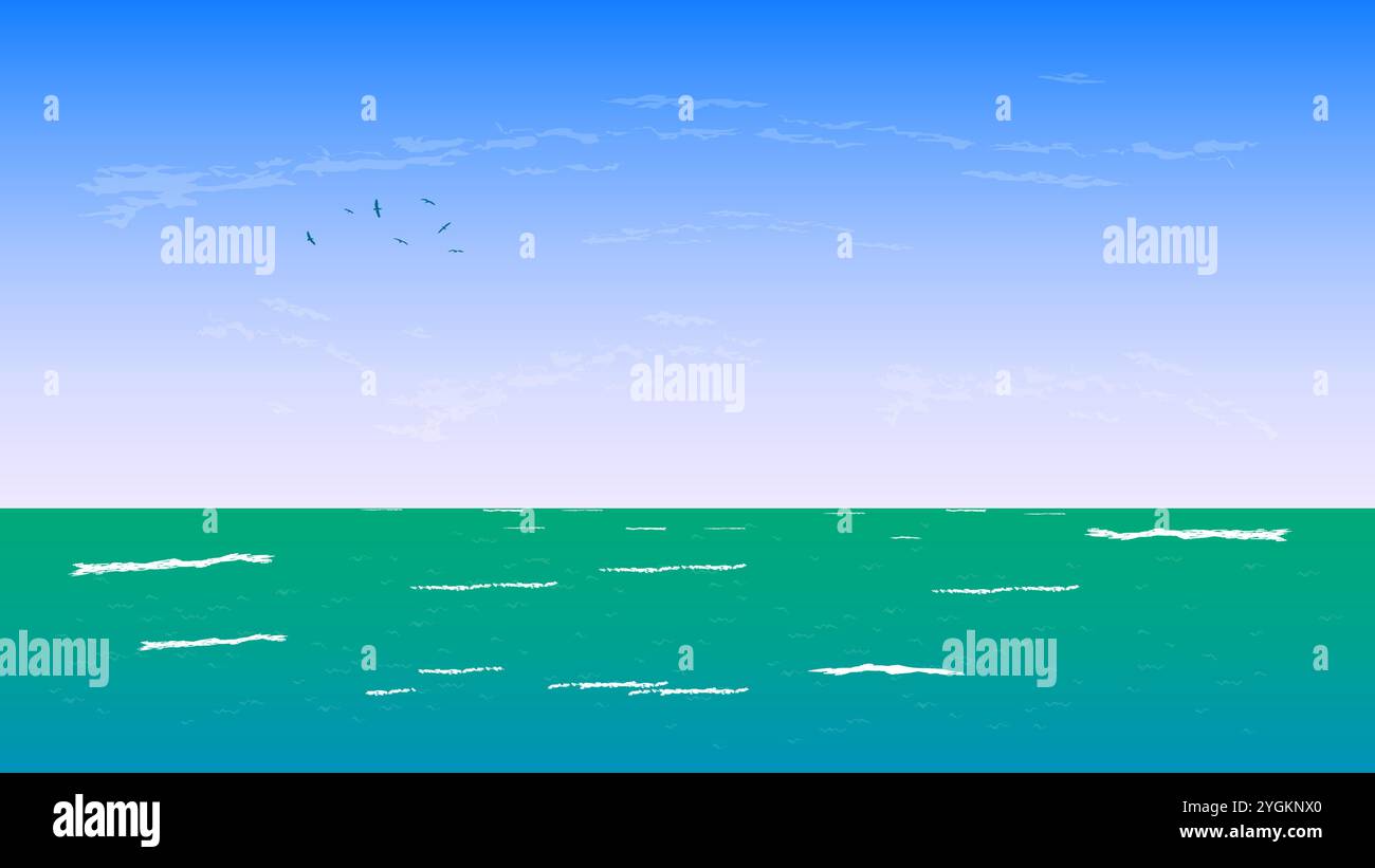 Lapping of wave Stock Vector Images - Alamy