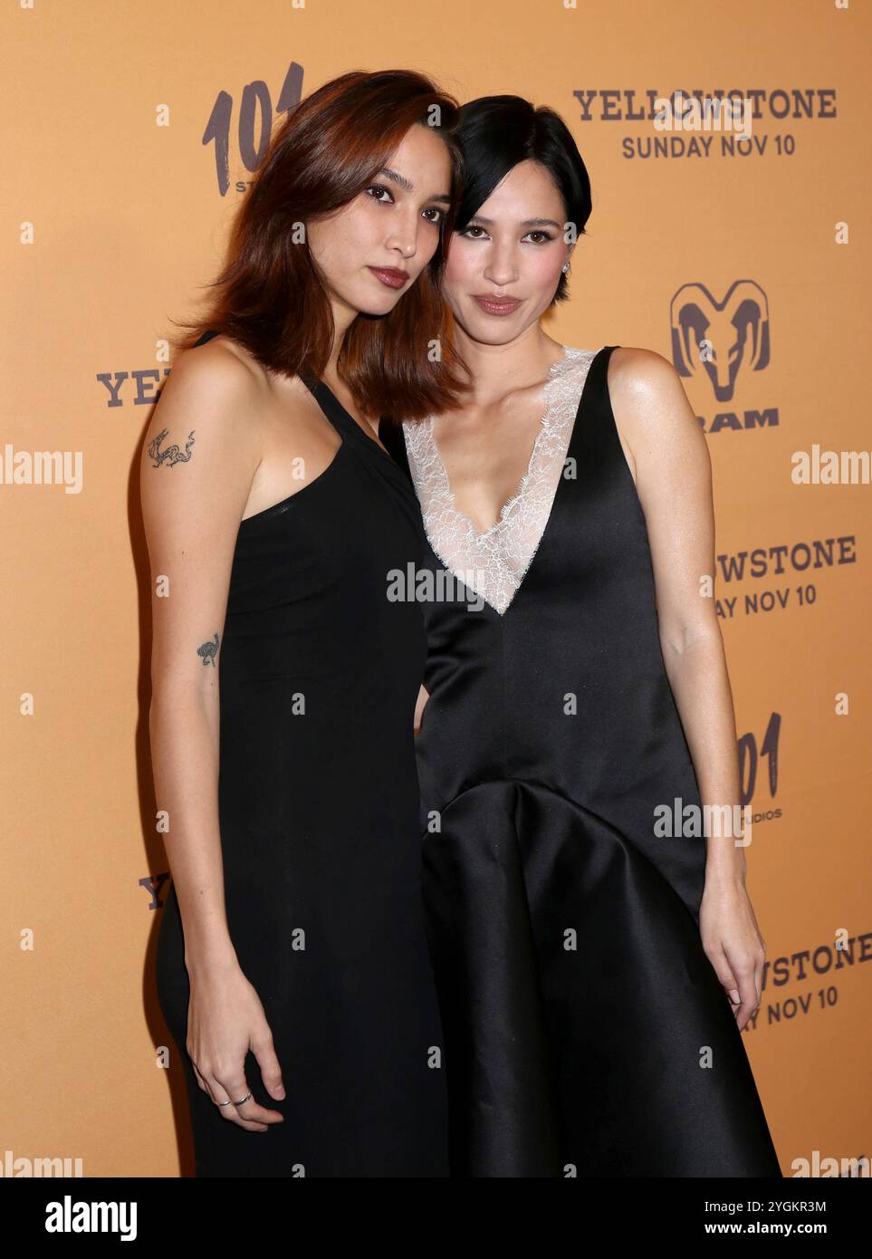 New York City, USA. 07th Nov, 2024. Kiersten Chow and Kelsey Asbille ...