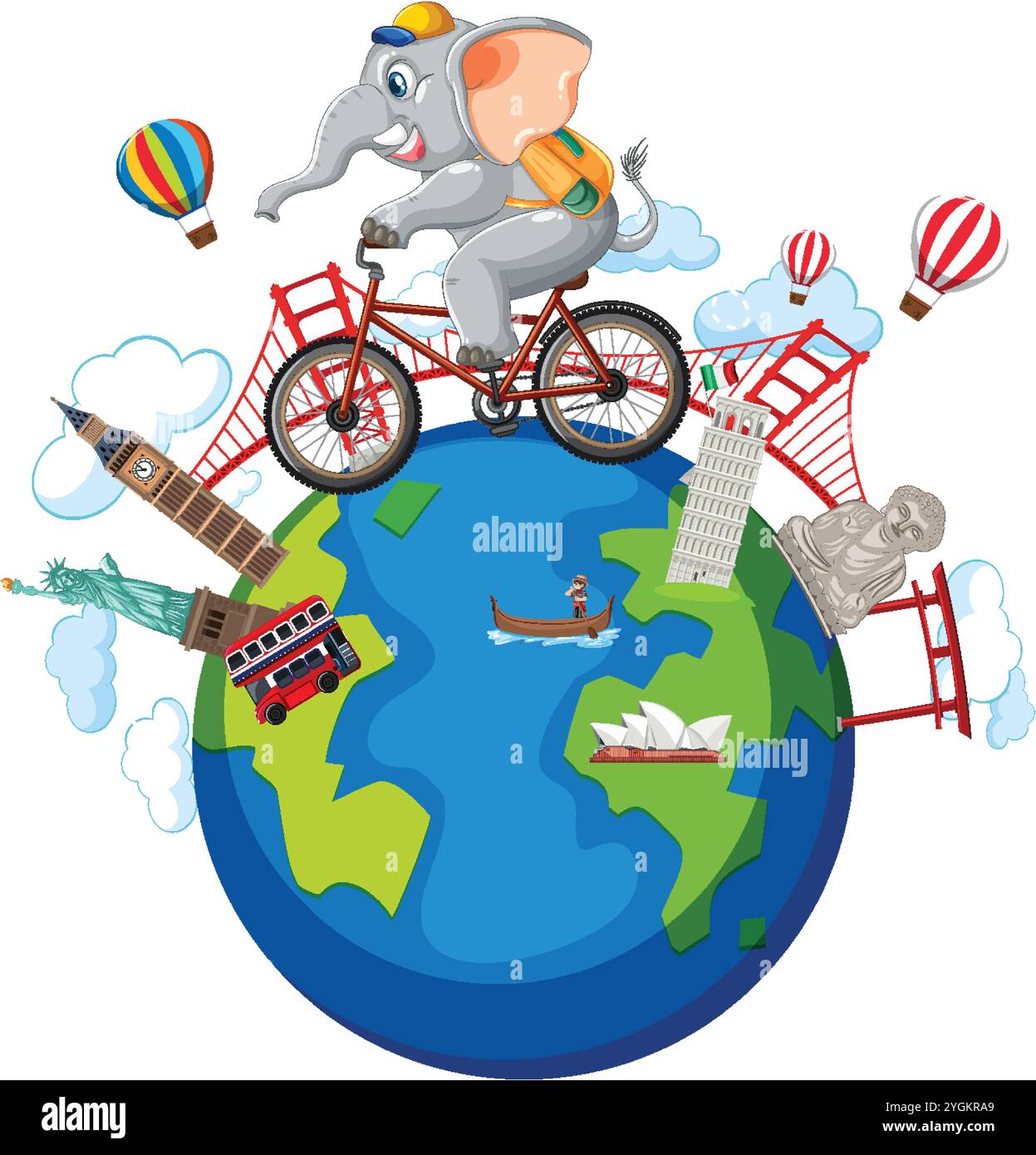 Cultural landmarks vector vectors Cut Out Stock Images & Pictures - Alamy