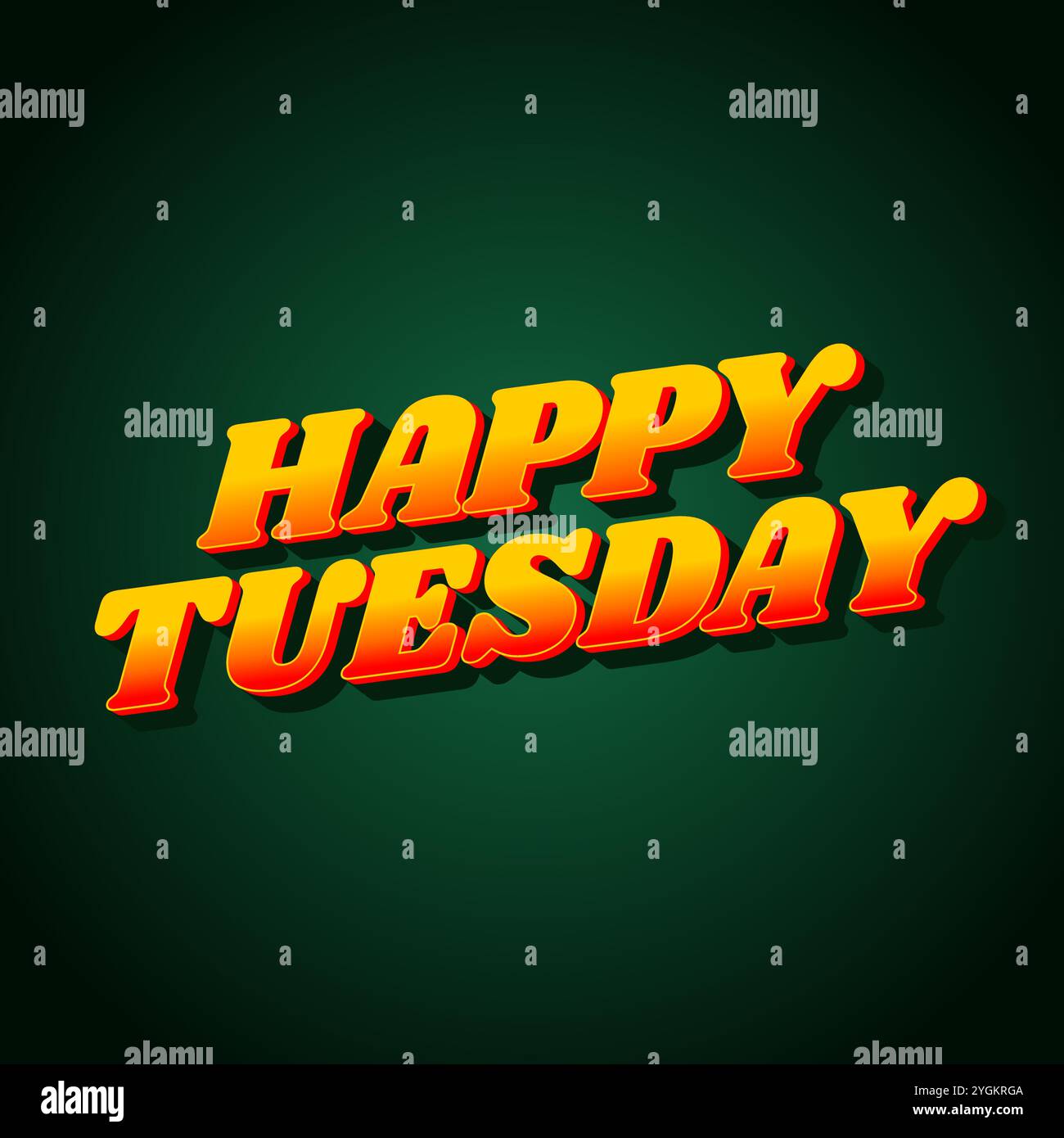 Happy tuesday text effect design with Uppercase letters and 3D style ...