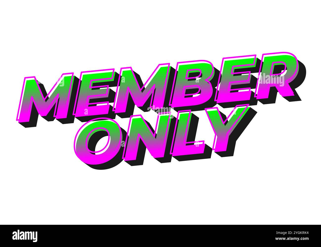 Member only. Text effect design for social media or marketing ads Stock ...