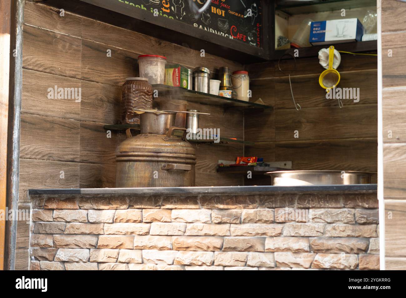 Indian tea stall hi-res stock photography and images - Alamy