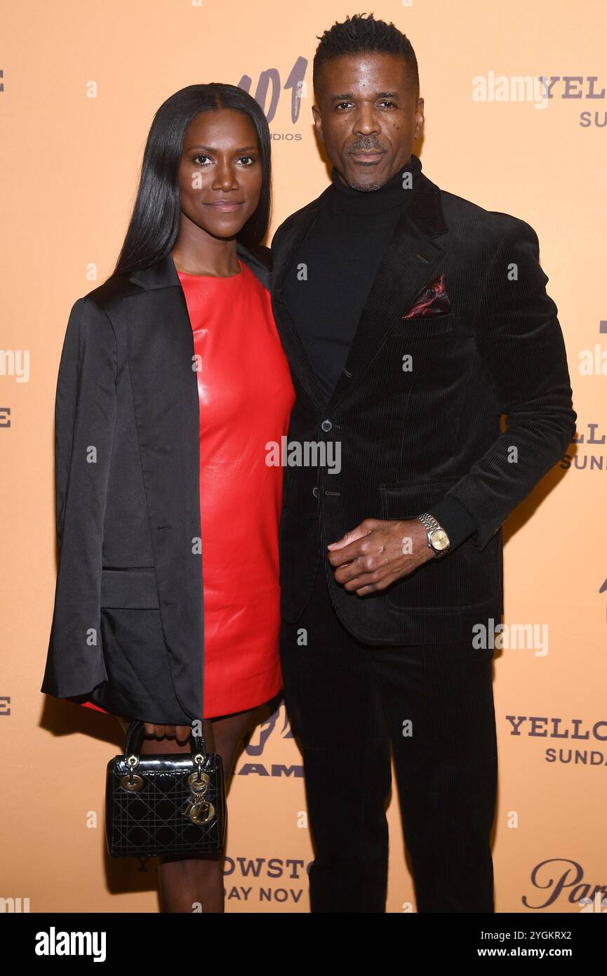 New York, USA. 07th Nov, 2024. (L-R) Meka Brown and Rob Kirkland attend ...