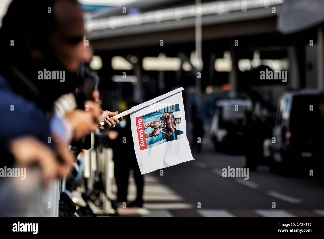 Cairo, Egypt. 25 December 2020. Egyptian bodybuilding champion, Big ...
