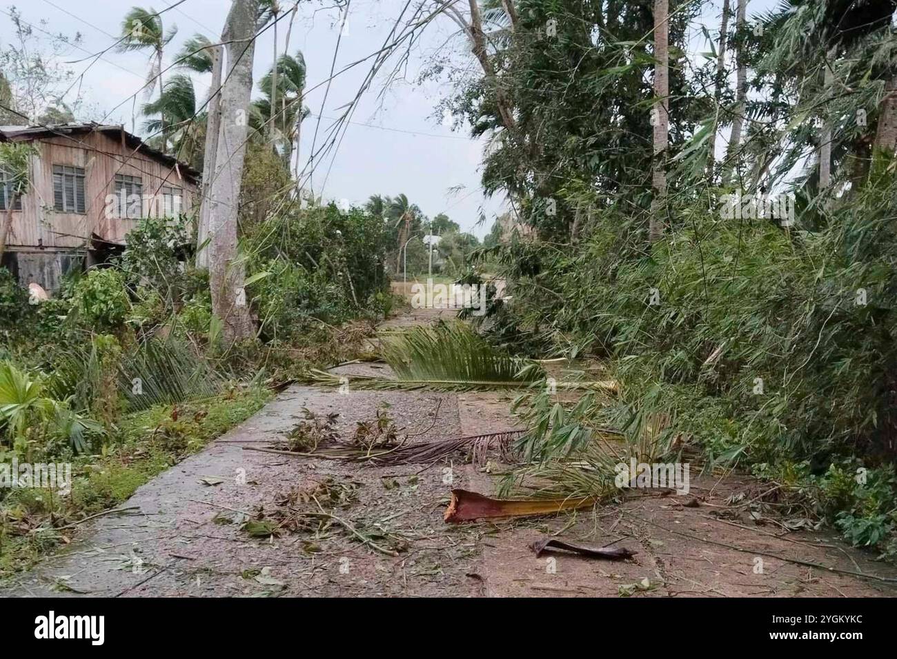 In this photo provided by the Local Government Unit (LGU) of Lal-lo ...