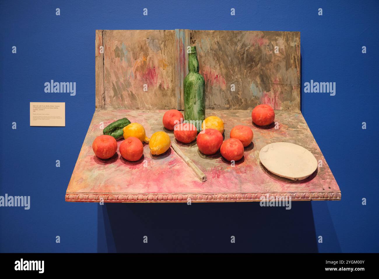 Still Life With Fruit, Bottle, Knife, V2. Part of a George Segal ...