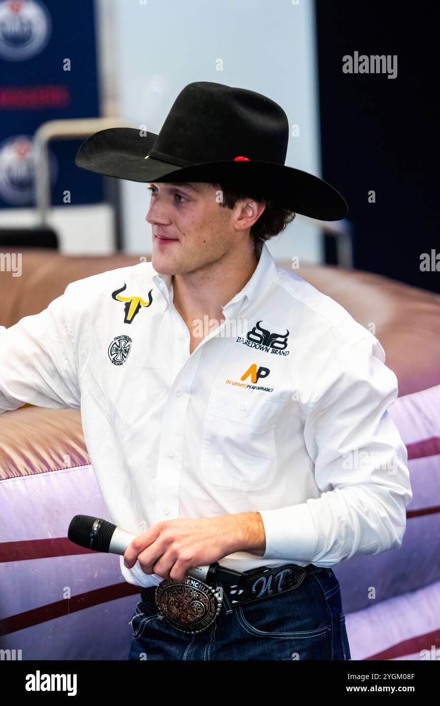 Edmonton, Canada. 07th Nov, 2024. Nick Tetz 2022 PBR Canada Champion ...