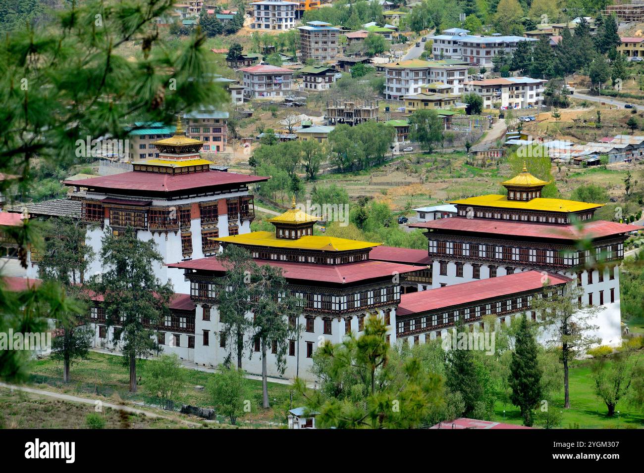 The King's Palace, also known as Dechencholing Dzong, built in ...