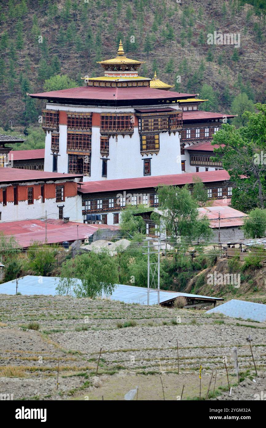 The King's Palace, also known as Dechencholing Dzong, built in ...